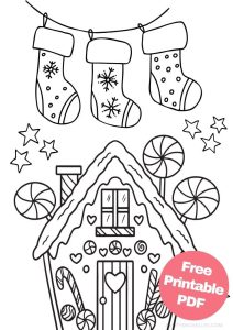 Free Printable Christmas Coloring Pages for Kids - Aunty Michelle's