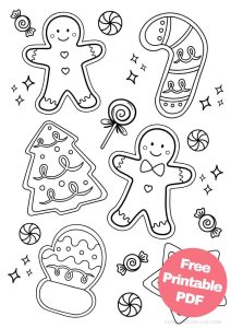Free Printable Christmas Coloring Pages for Kids - Aunty Michelle's