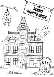 Free Printable Halloween Coloring Pages for Kids - Aunty Michelle's