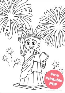 Free Printable 4th of July Coloring Pages for Kids - Aunty Michelle's