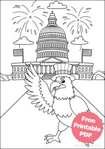 Free Printable 4th of July Coloring Pages for Kids - Aunty Michelle's