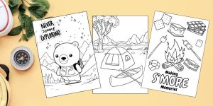Free Printable Camping Coloring Pages for Kids - Aunty Michelle's
