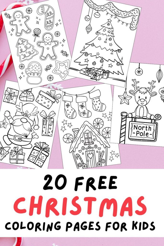 Free Printable Christmas Coloring Pages for Kids - Aunty Michelle's