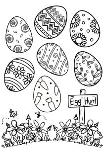 Free Printable Easter Coloring Pages for Kids - Aunty Michelle's
