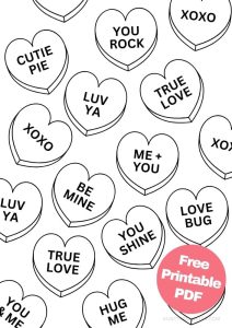 Free Printable Valentine's Day Coloring Pages for Kids - Aunty Michelle's