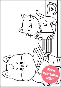 Free Printable Back to School Coloring Pages for Kids - Aunty Michelle's