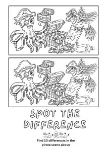 Free Printable Pirate Worksheets for Kids - Aunty Michelle's