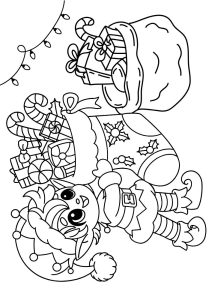 Elf Coloring Pages: Free Printables for Kids - Aunty Michelle's