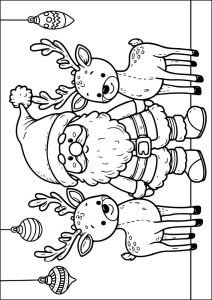 Santa Coloring Pages: Free Printables for Kids - Aunty Michelle's