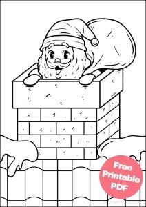 Santa Coloring Pages: Free Printables for Kids - Aunty Michelle's