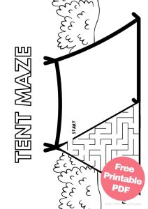 Free Printable Camping Activities for Kids - Aunty Michelle's