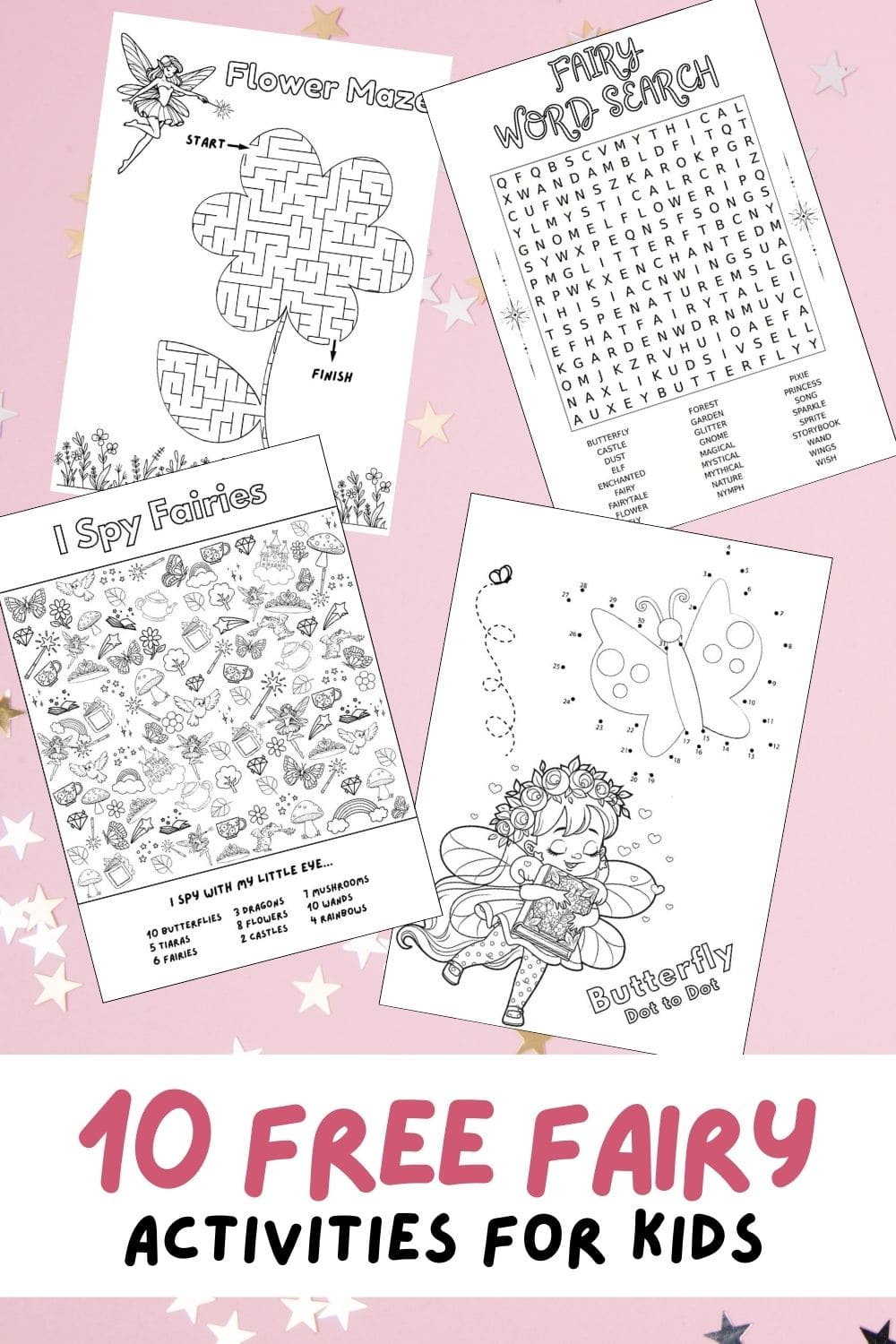 Free Printable Fairy Activities for Kids - Aunty Michelle's