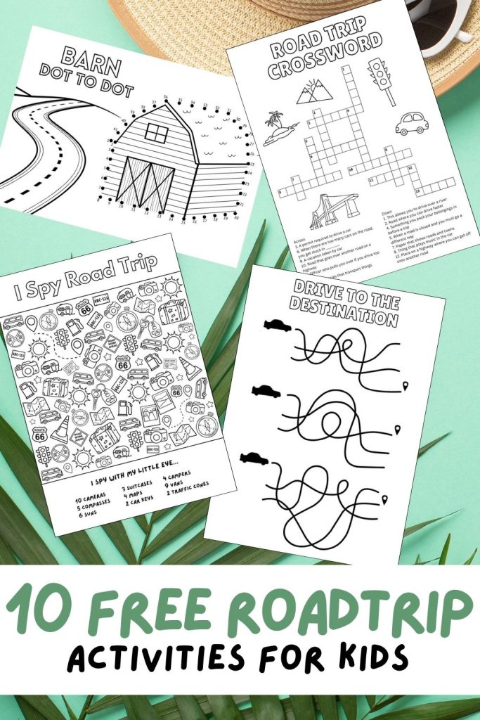 Free Printable Road Trip Activities for Kids - Aunty Michelle's