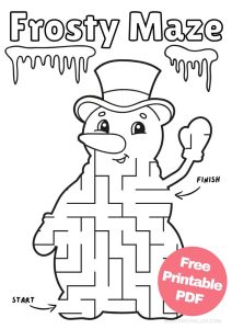 Free Printable Winter Activities for Kids - Aunty Michelle's