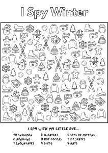 Free Printable Winter Activities for Kids - Aunty Michelle's