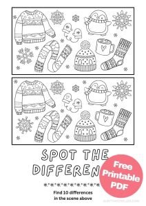 Free Printable Winter Activities for Kids - Aunty Michelle's