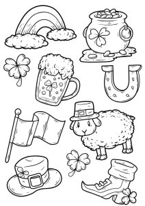 Free Printable St. Patrick's Day Coloring Pages for Kids - Aunty Michelle's