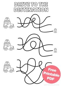 Free Printable Road Trip Activities for Kids - Aunty Michelle's
