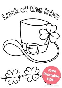 Free Printable St. Patrick's Day Coloring Pages for Kids - Aunty Michelle's