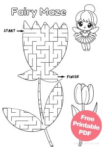 Free Printable Fairy Activities for Kids - Aunty Michelle's