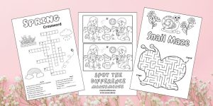 Free Printable Spring Activities for Kids - Aunty Michelle's