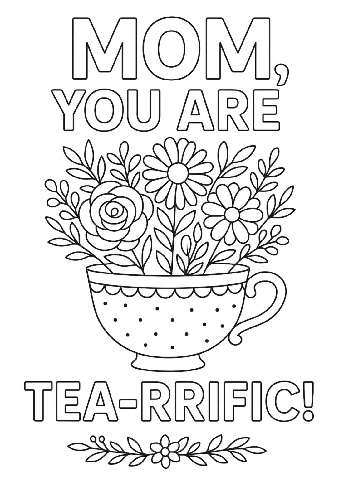 Free Printable Mother's Day Coloring Pages for Kids - Aunty Michelle's