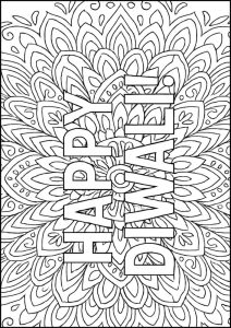 Free Printable Diwali Coloring Pages for Kids - Aunty Michelle's