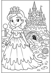 Free Printable Princess Coloring Pages for Kids - Aunty Michelle's