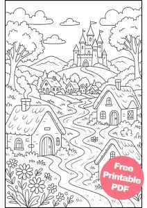 Free Printable Fantasy Coloring Pages for Kids - Aunty Michelle's