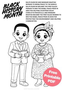 Free Printable Black History Month Coloring Pages for Kids - Aunty ...
